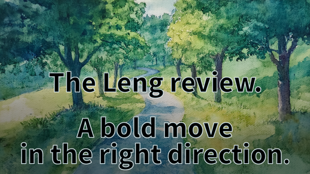 Leng - a bold move in the right direction - Anaesthetists United